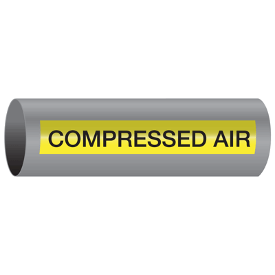 Xtreme-Code™ High-Temp Compressed Air Pipe Markers | Seton