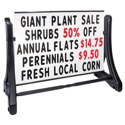 Swinger Plus Large Rolling Sidewalk Signs | Emedco