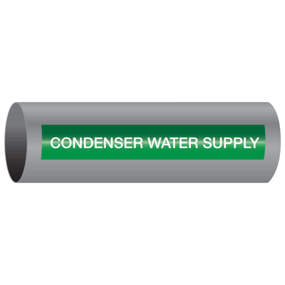 Hi Performance Adhesive Pipemarkers-Condenser Water Supply | Seton ...