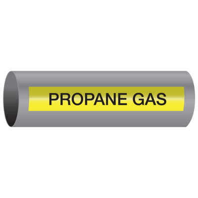 Xtreme-Code® Self-Adhesive High Performance Pipe Markers - Propane Gas ...