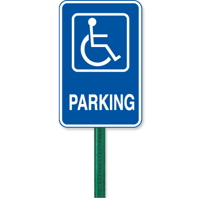 Symbol Of Access Parking Sign Kit - Parking | Seton