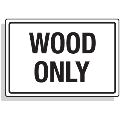 Dumpster Signs- Wood Only | Seton