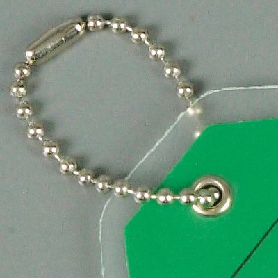 Metal Bead Chain Tag Fasteners | Emedco