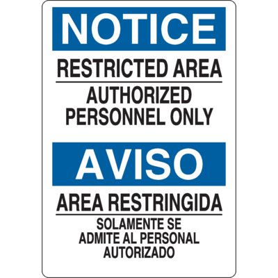Bilingual Private Property No Hunting Trespassing - Security Signs ...