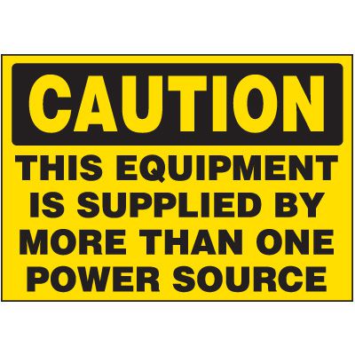 Machine Warning Signs | Safety Decals & Labels | Emedco