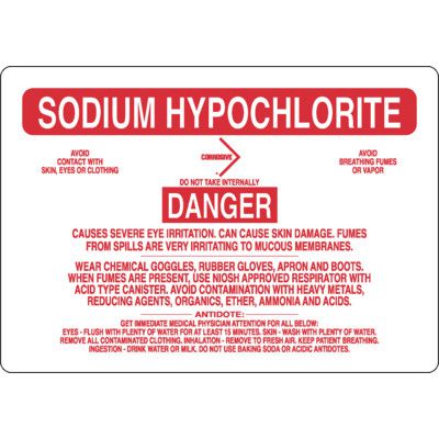 OSHA Chemical & HazMat Signs | GHS & NFPA Compliance | Seton