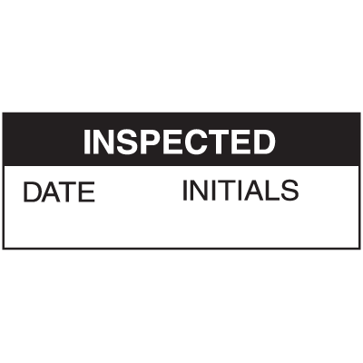 Inspected Status Label | Vinyl Labels | Seton.com | Seton