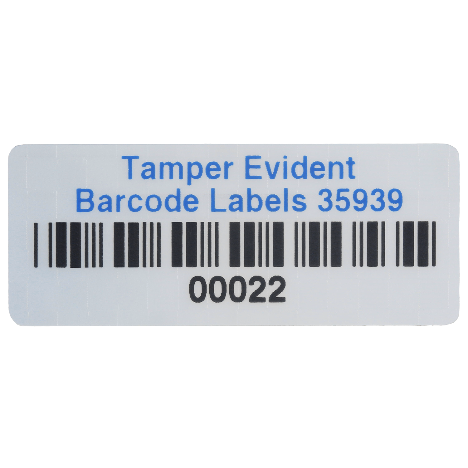 Tamper-Evident Asset Labels - Custom Barcode Security | Seton