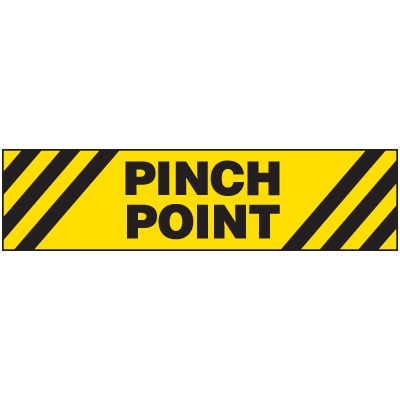 Pinch Point Label | Emedco