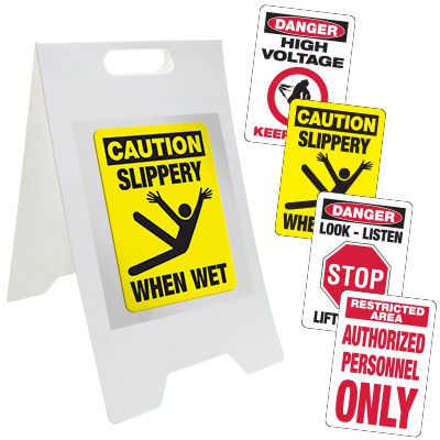 Changeable Message Floor Stand | Emedco