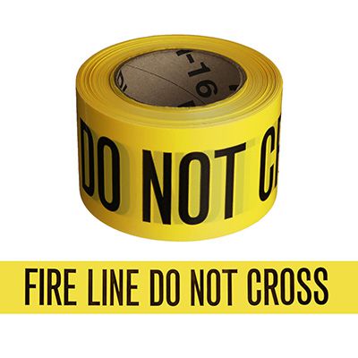 Fire Line barricade tape|Seton Canada | Seton.ca
