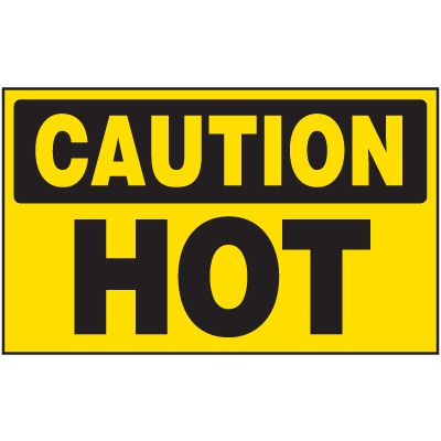 Caution Aluminum Warning Plates | Emedco