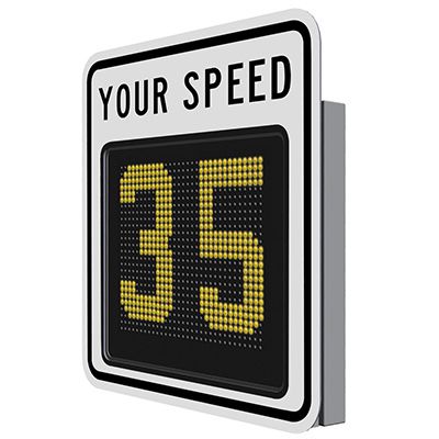 SafePace 650 Radar Feedback Sign | Emedco