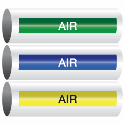Self-Adhesive Pipe Markers - Air | Seton