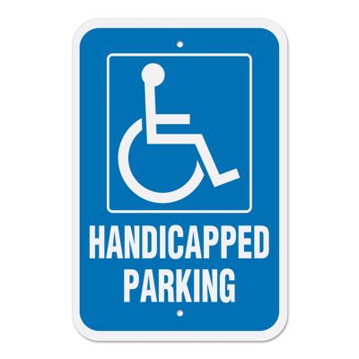 Handicap Parking Sign | Emedco