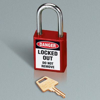American Lock® Individually-Keyed Message Padlock | Emedco