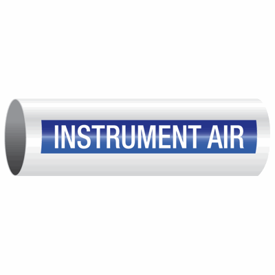 Self-Adhesive Pipe Markers - Instrument Air | Seton