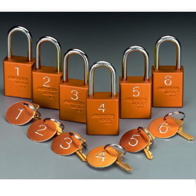 American Lock ® Pre-Numbered Padlock Sets | Emedco
