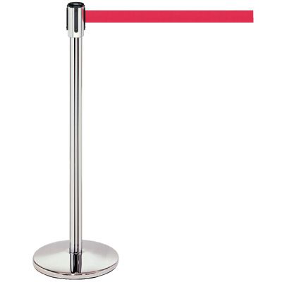 Tensabarrier Barricades - Silver & Red | Seton