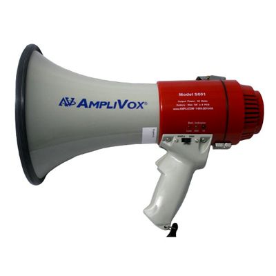 AmpliVox® Mity-Meg Rechargeable 20W Megaphone | Emedco