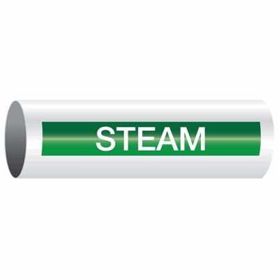 Self-Adhesive Pipe Markers - Steam | Seton