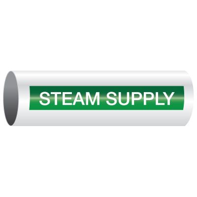 Self-Adhesive Pipe Markers - Steam Supply | Seton