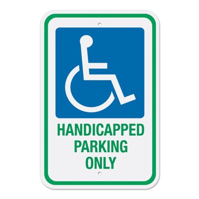 Handicap Parking Signs & Ada Parking Signs | Emedco