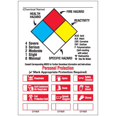 NFPA Vinyl Label | Seton