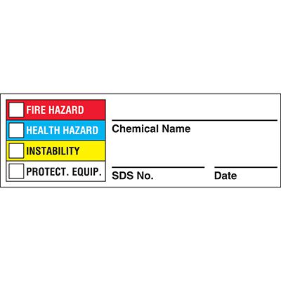 Chemical Hazard NFPA Label | Seton