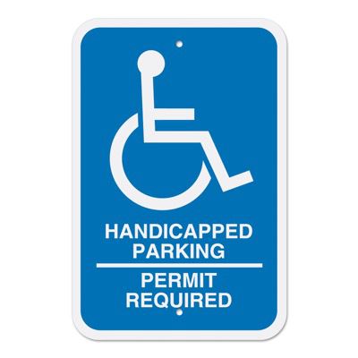 Handicap Signs - Permit Required (Symbol of Access)|Seton Canada