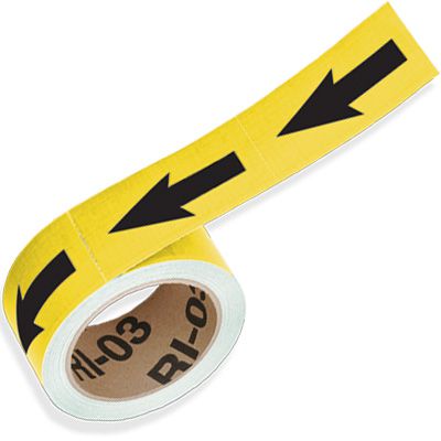 Directional Arrow Pipe Markers On-A-Roll | Emedco