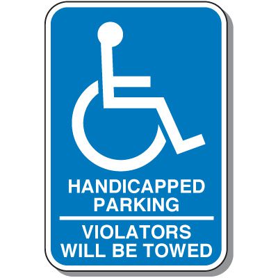ADA Handicap Parking Signs | Seton