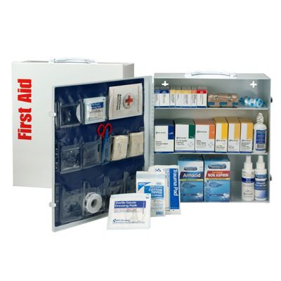 ANSI 100-Person Class A+ First Aid Kit With Meds 90574 | Emedco