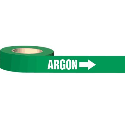Argon (With Arrow) - Duromark Pipe Markers | Emedco