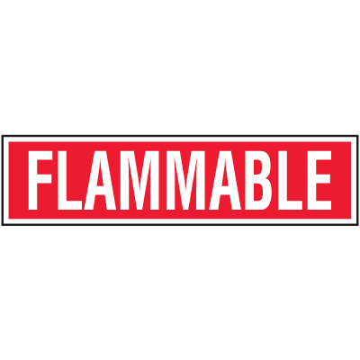 Chemical Label Value Packs - Flammable | Chemical Label | Seton