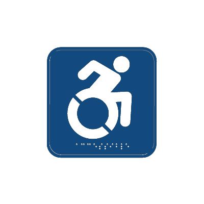 Dynamic Accessibility Symbol - Graphic ADA Braille Tactile Signs|Seton ...