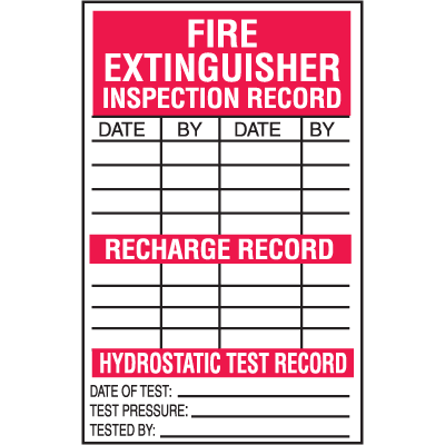 Inspection Stickers & Labels | Seton