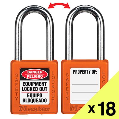 Master Lock Keyed-Alike Message Padlock Sets | Emedco