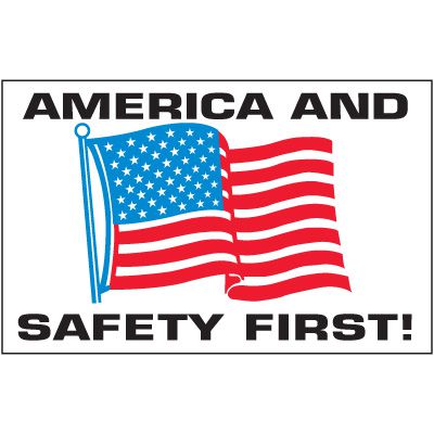 Safety Training Labels - America And Safety First | Emedco