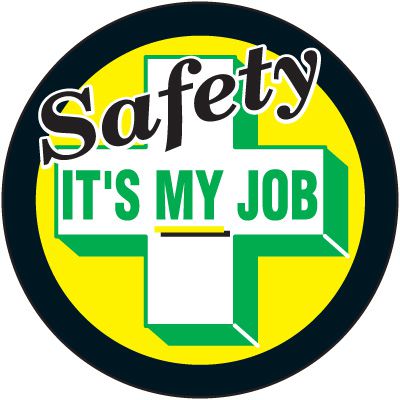 Safety Training Labels - Safety It's My Job | Emedco