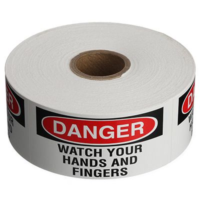 Danger Labels, Watch Your Hands & Fingers | Seton