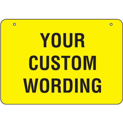Custom Safety Barricade Pole System Sign | Seton