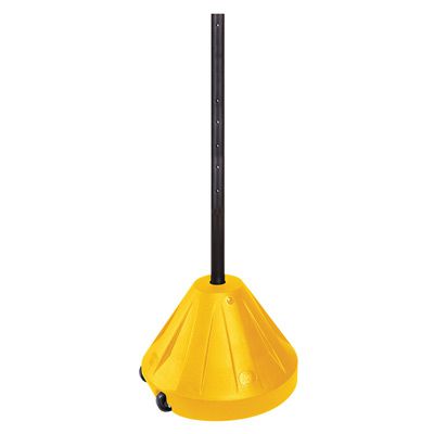 Tip 'N Roll® Portable Pole 2 Sign Post XL, Large Rolling Pole | Emedco