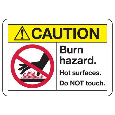 Machine and Equipment Safety Signs | Emedco