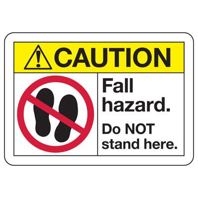 Slipping Signs, Tripping Signs, Slip & Trip Hazard Sign | Emedco