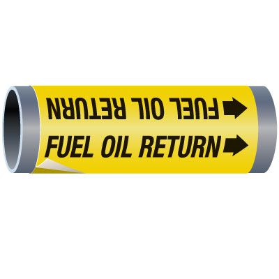 Ultra-Mark® Self-Adhesive High Performance Pipe Markers - Fuel Oil ...