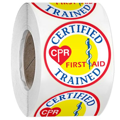 Hard Hat Labels - Certified CPR First Aid | Seton Canada | Seton.ca