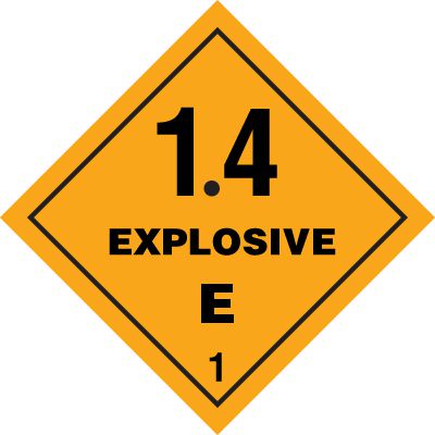 DOT 1.4 Explosive Shipping Labels | Seton | Seton