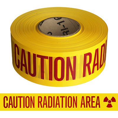 Caution Radiation Area Barricade Tape | Emedco