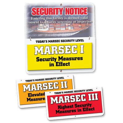 E-Z Flip MARSEC Signs | Emedco